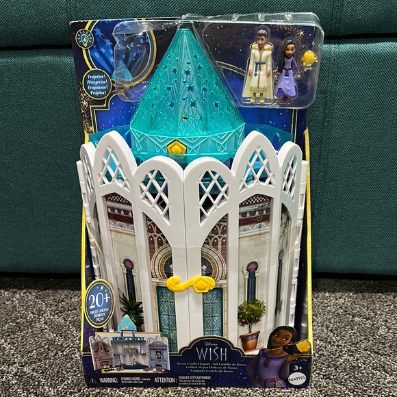 Disney | Toys | Disney Wish Castle Playset With White And Blue Accents ...